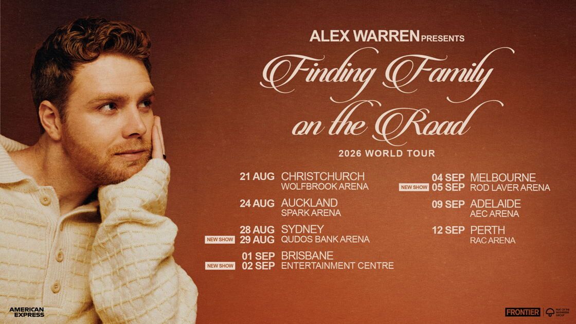 NEWS: Alex Warren adds new shows to Australian tour